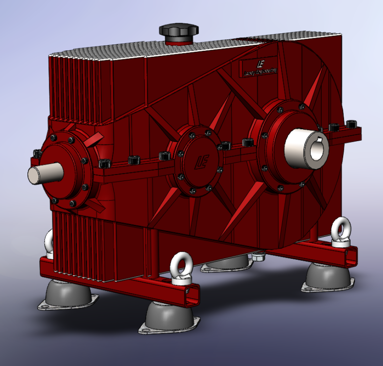 Industrial Gearbox Design – Lannix 3D
